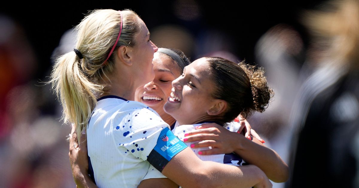 United States' Trinity Rodman, like brother DJ, makes her own way