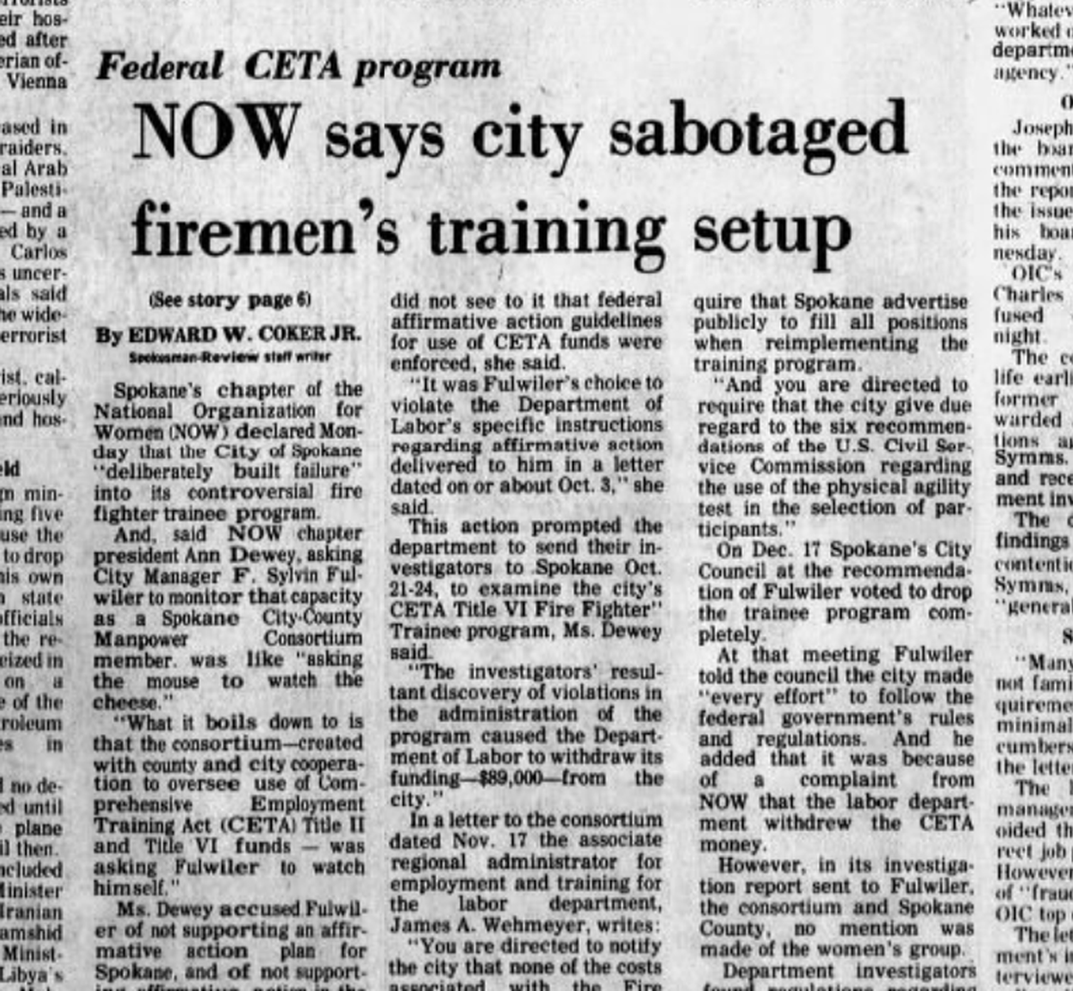 This day in history: Controversy leads to dismantling of city trainee ...