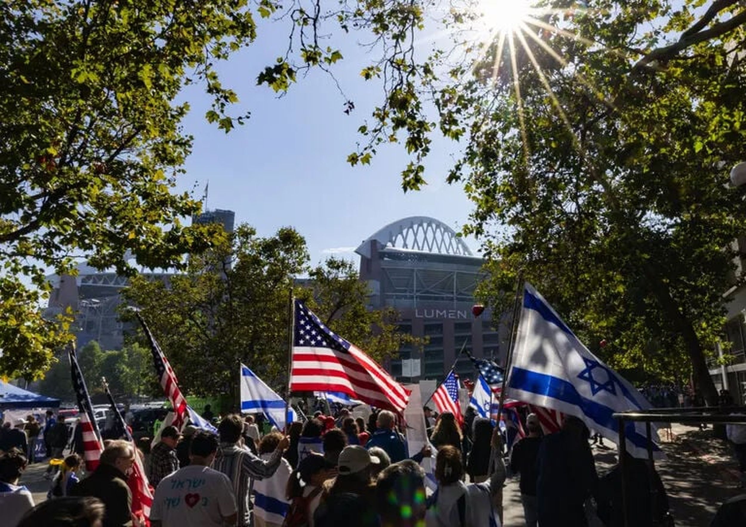 Seattle protest in support of Israel mourns deaths in Oct. 7 attack