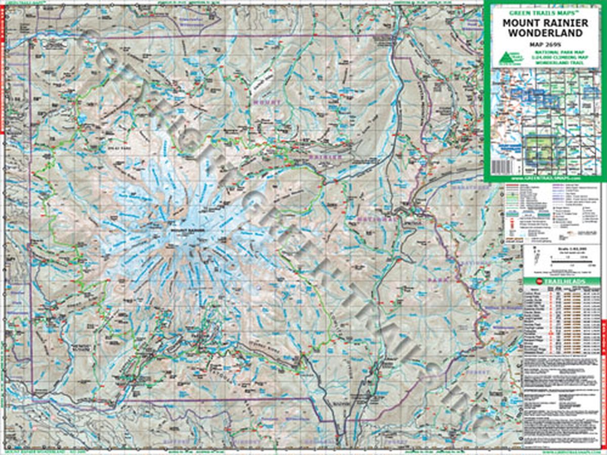 Adventure Hiking Trail Map