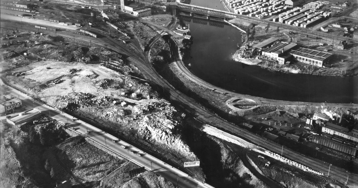Then and Now: Spokane’s rocky landscape