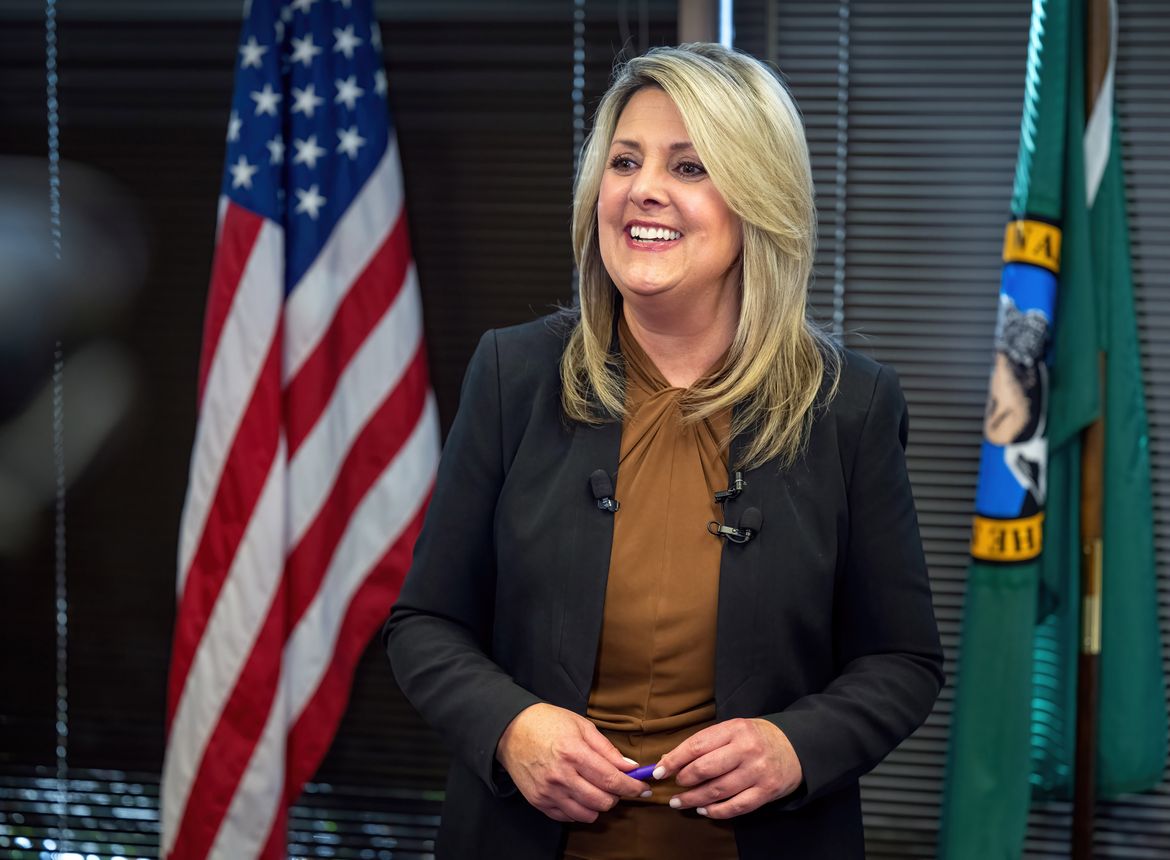 Spokane Mayor Nadine Woodward looks back as she prepares to leave City ...