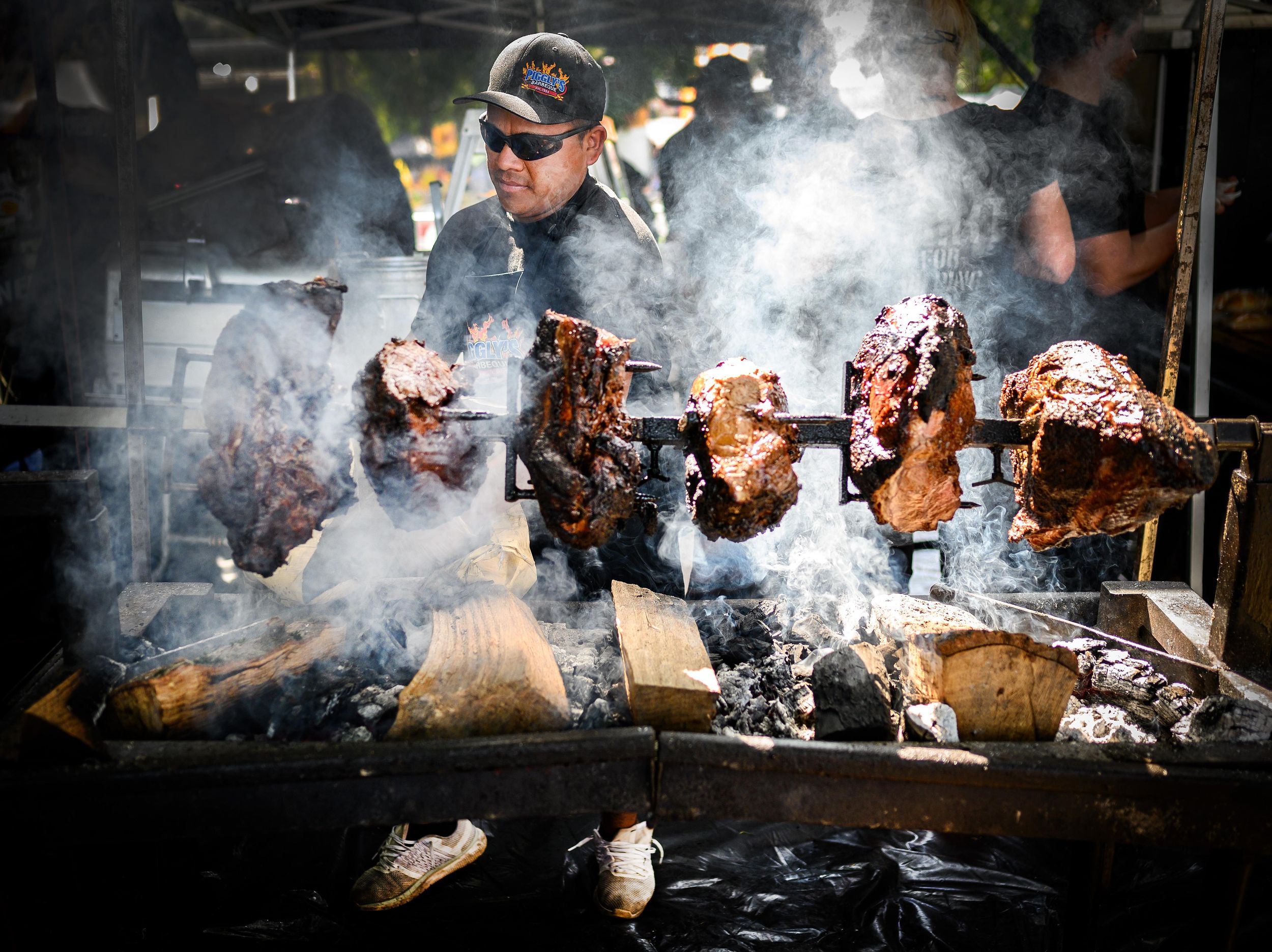 Pigging out in the park: A newcomer makes his first visit to Pig Out