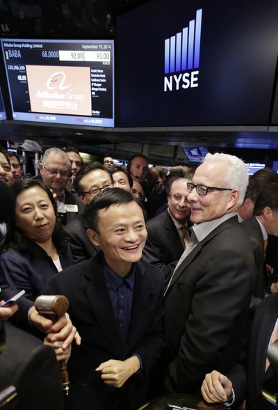 Alibaba stock soars in IPO | The Spokesman-Review