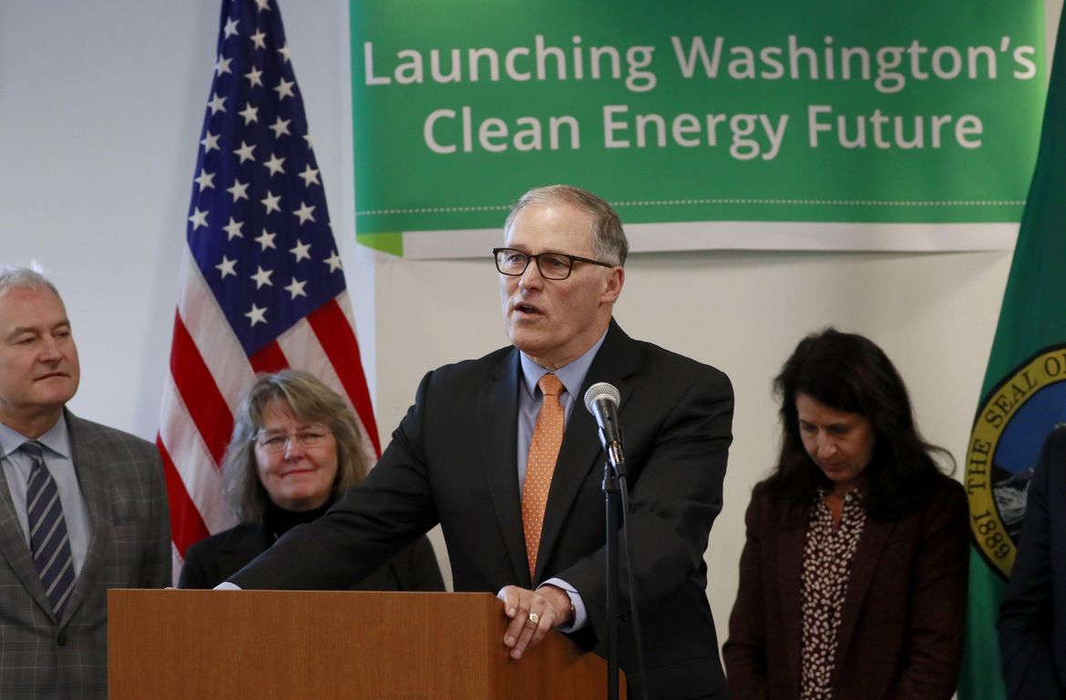 Inslee wants 100 percent clean energy in Washington by 2045