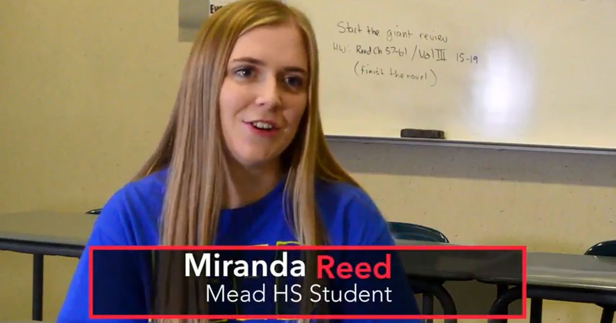 Youth Spotlight -- Miranda Reed - Feb. 14, 2018 | The Spokesman-Review