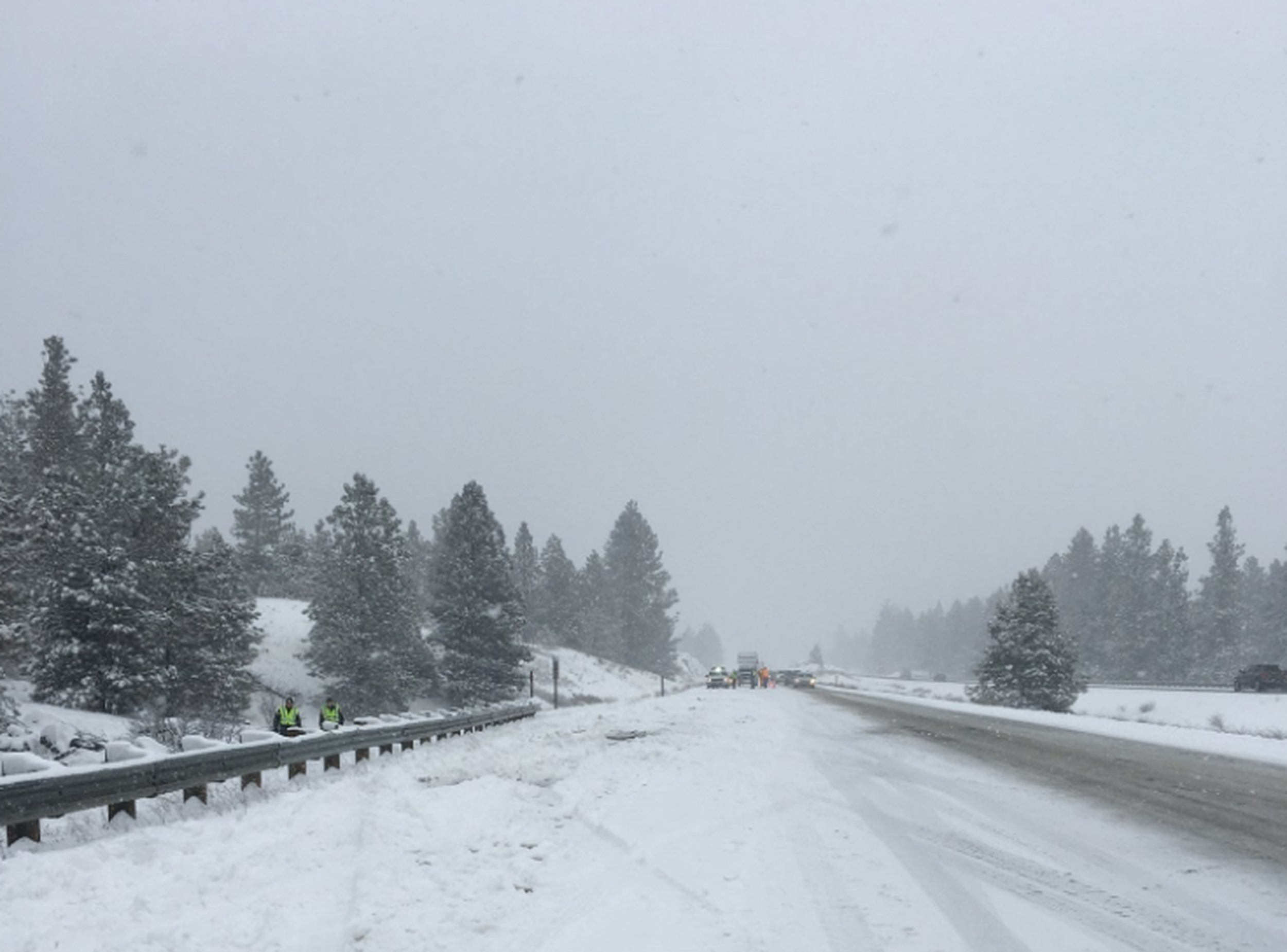 One dead, two injured in snow-related crash on Interstate 90