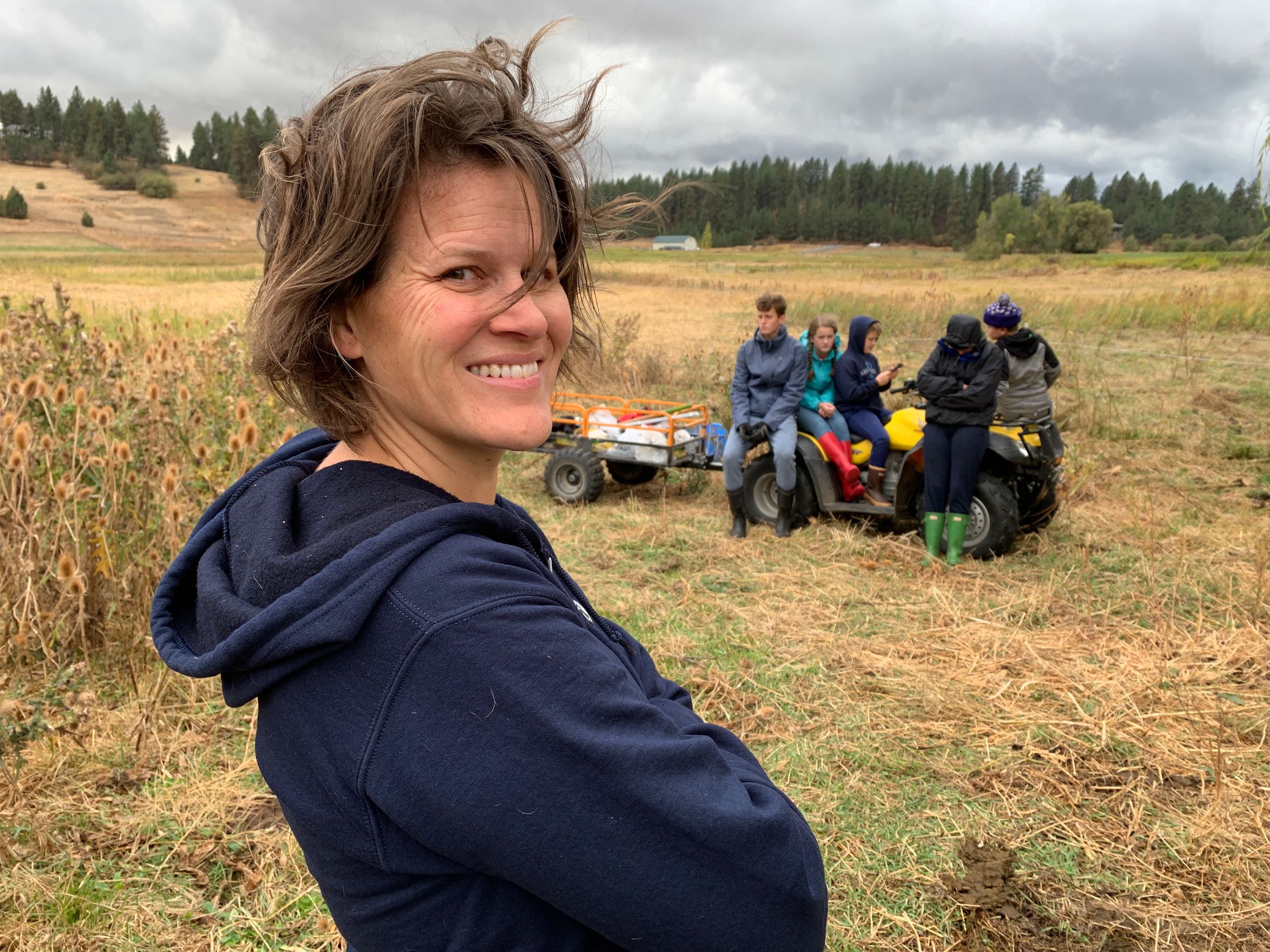 The Full Suburban: This quasi-farming family mends a fence together