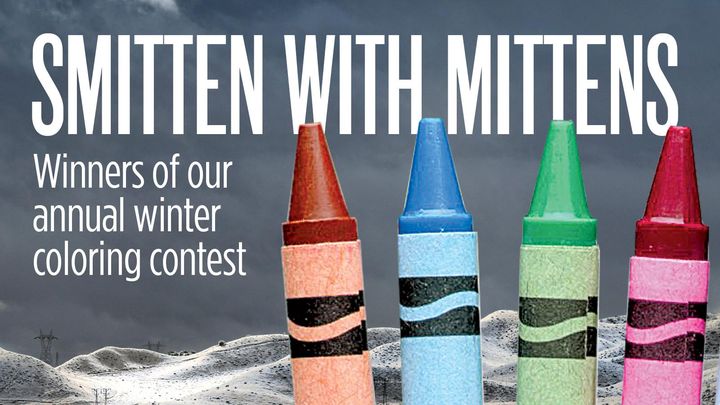 Winter coloring contest: We’re smitten with these mittens