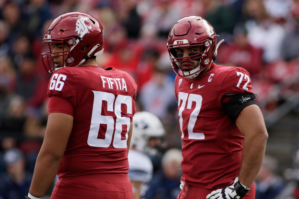 Washington State offensive line beginning to play up to preseason ...