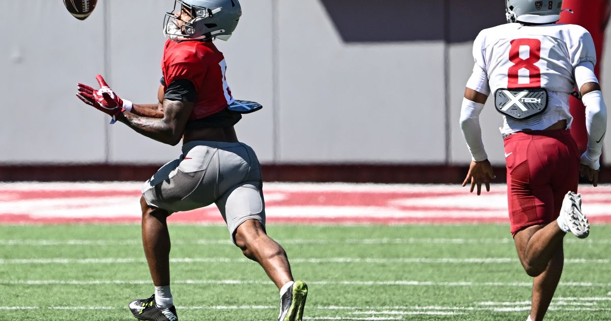 WR Devin Ellison roars to life, QB Jaxon Potter shines on Day 11 of WSU ...