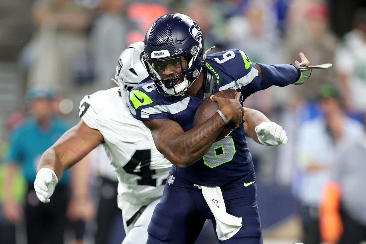 Seahawks OC Klint Kubiak talks Sam Darnold, Jalen Milroe and more