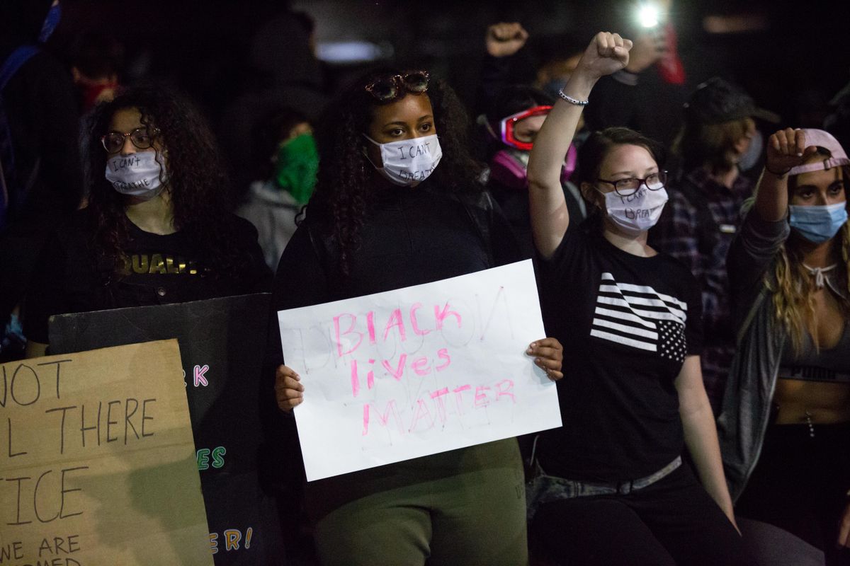 Day 2 of protesters in downtown Spokane - June 1, 2020 | The Spokesman ...