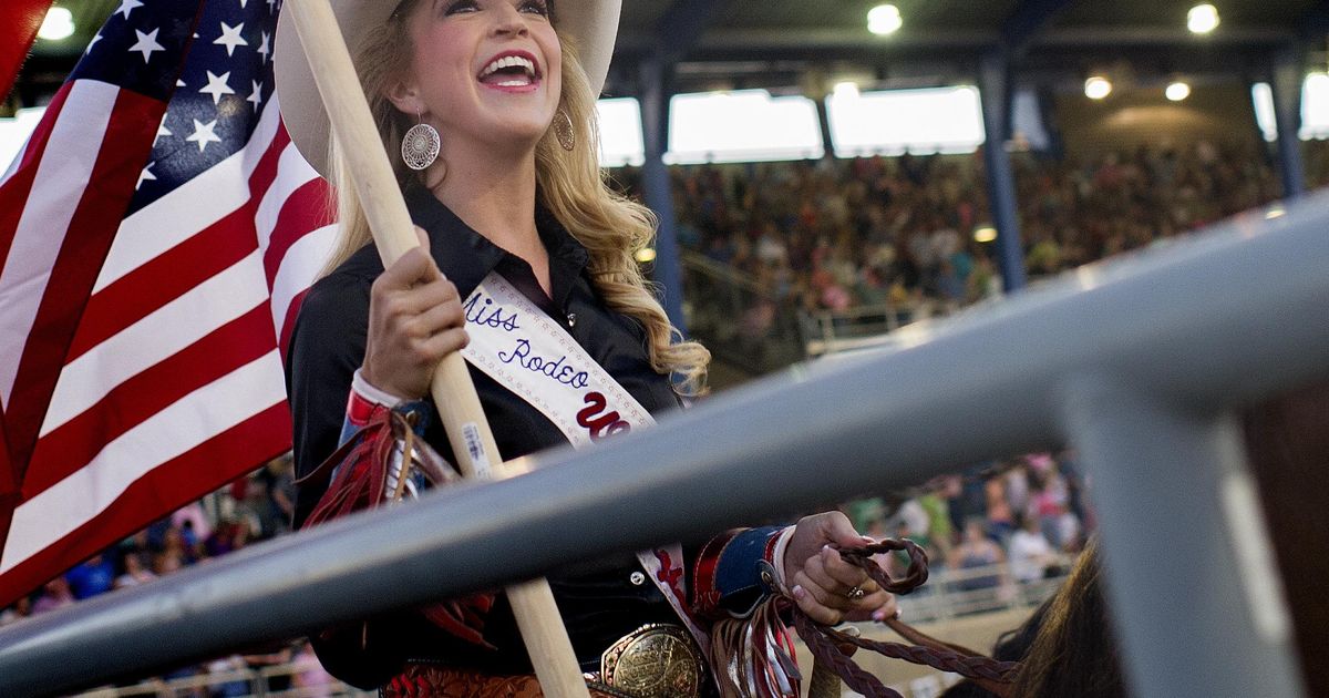 All hail the rodeo queen: Spokane’s Katherine Merck takes aim at ...