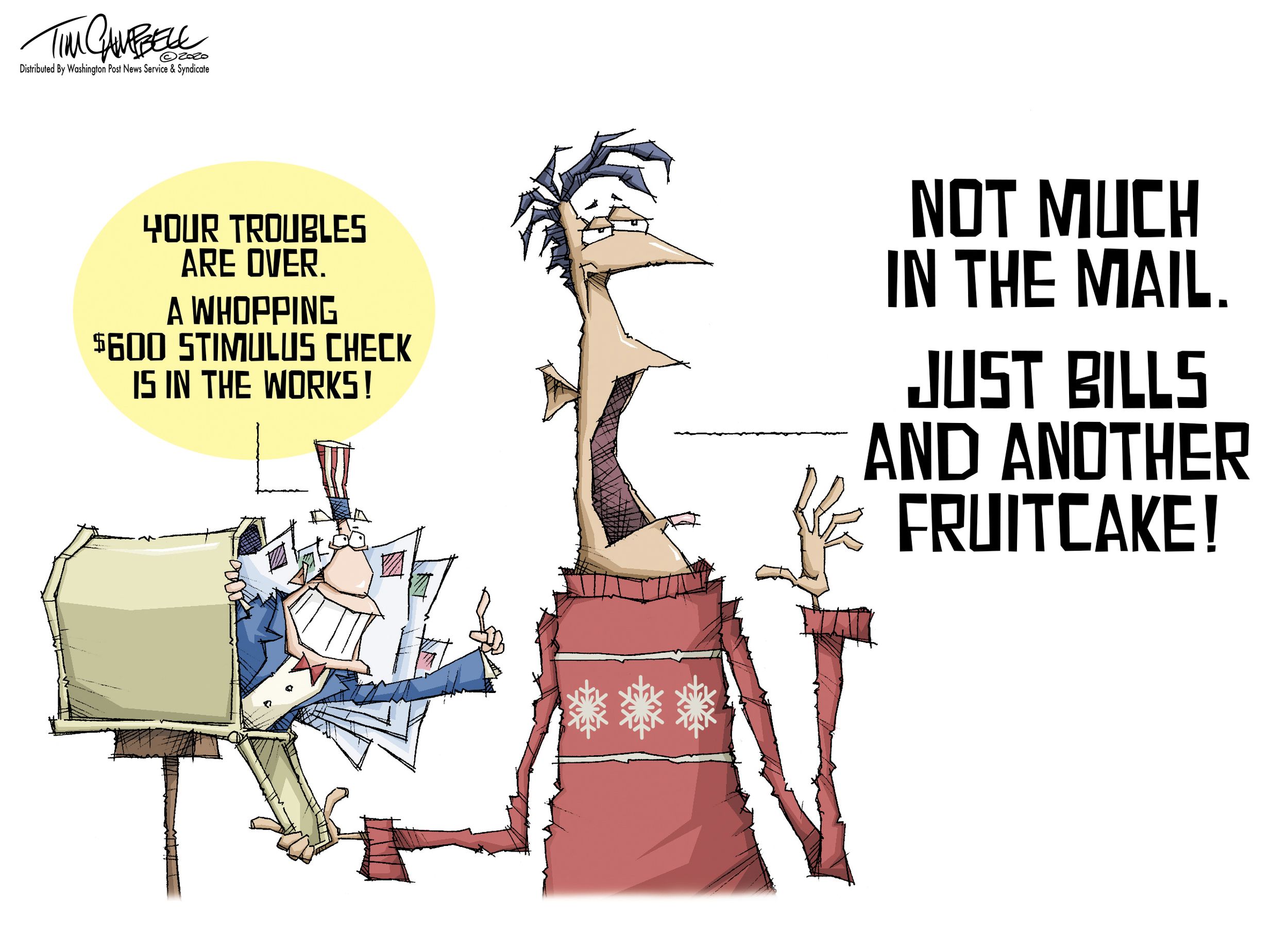 Tim Campbell cartoon