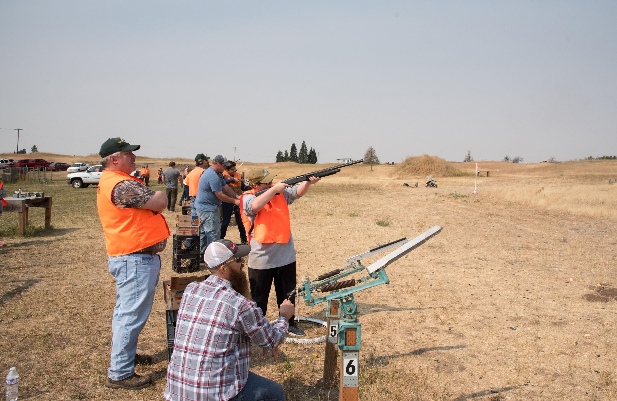 Free shooting set young hunters