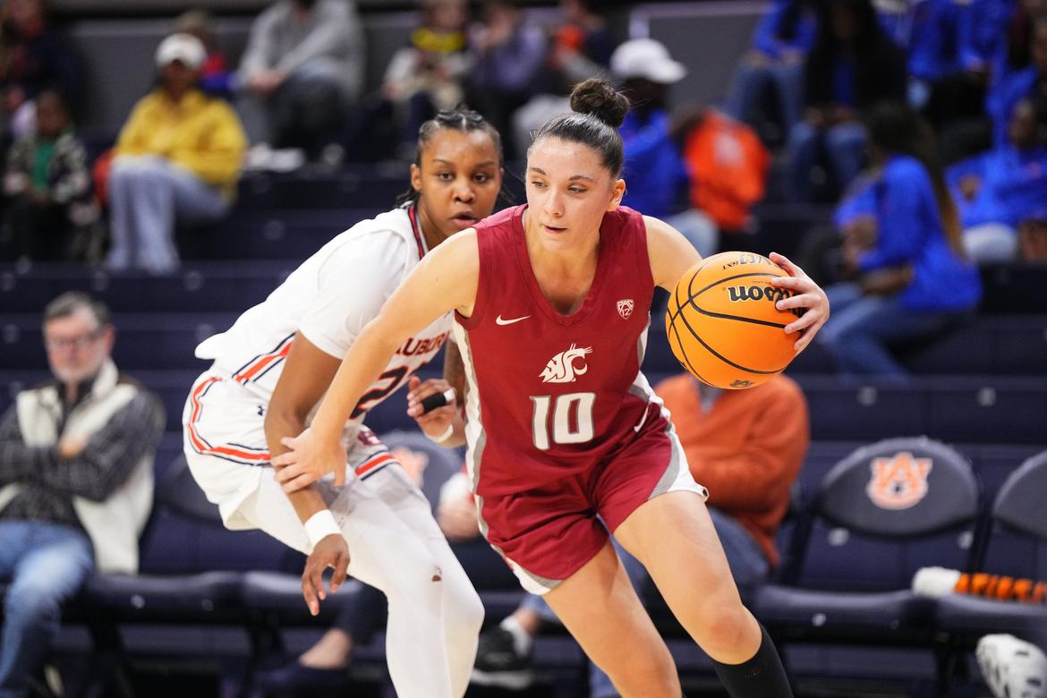 Washington State women fade after halftime in loss at Auburn