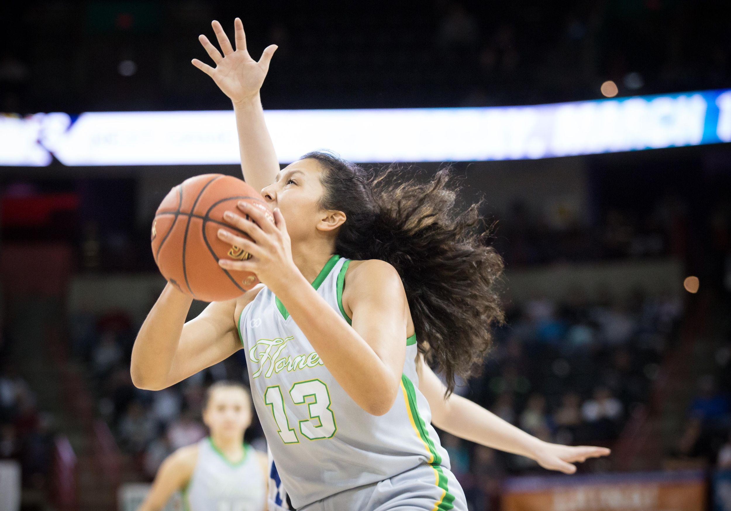 State 1B girls: Mia Pakootas leads Inchelium past Oakesdale for first title