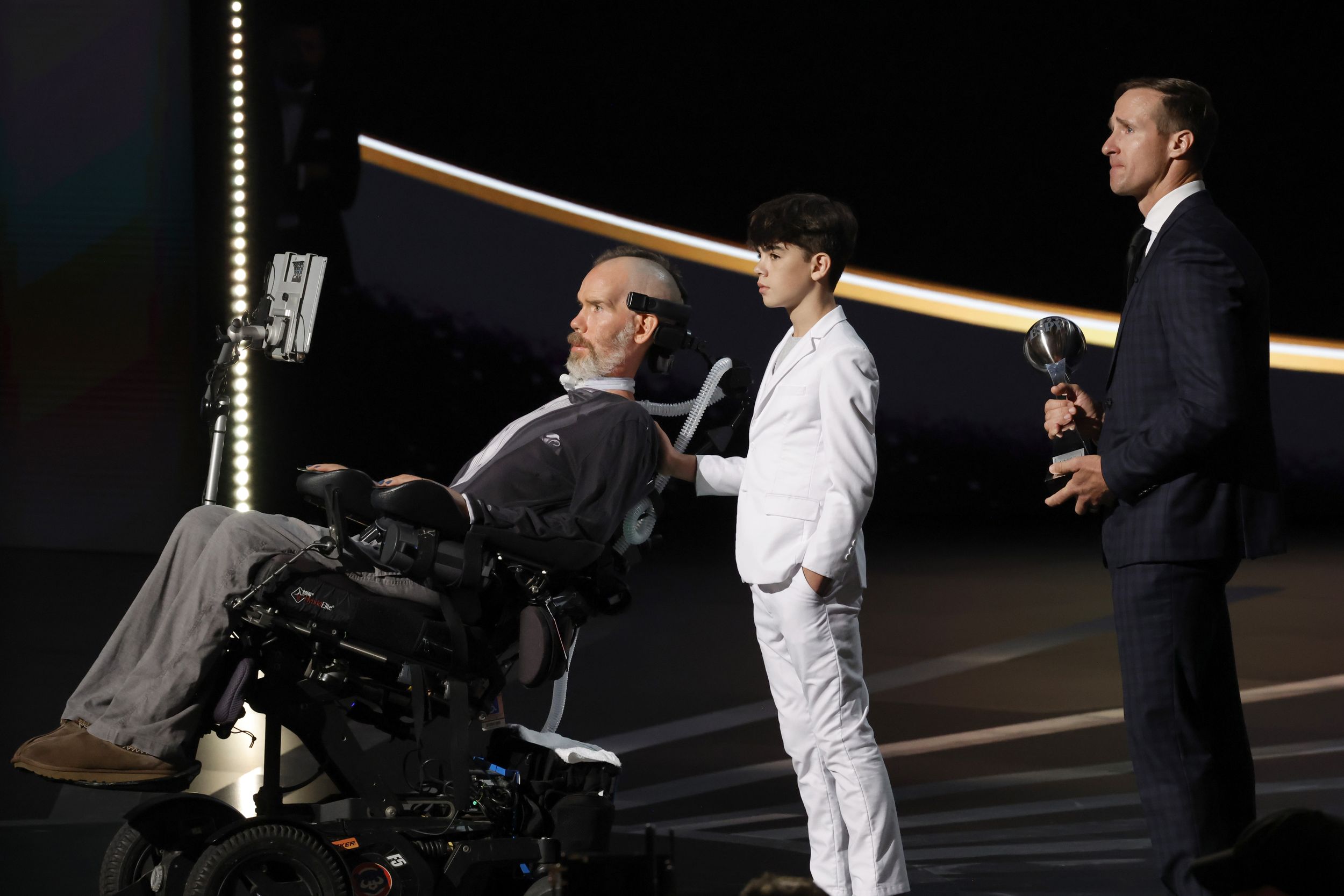 Steve Gleason Honored With Arthur Ashe Courage Award At 2024 Espys