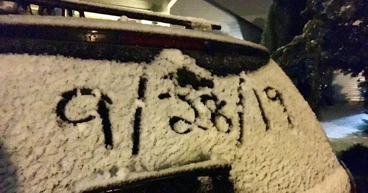 Weathercatch: Freak snowfall blanketed area this week in 2019