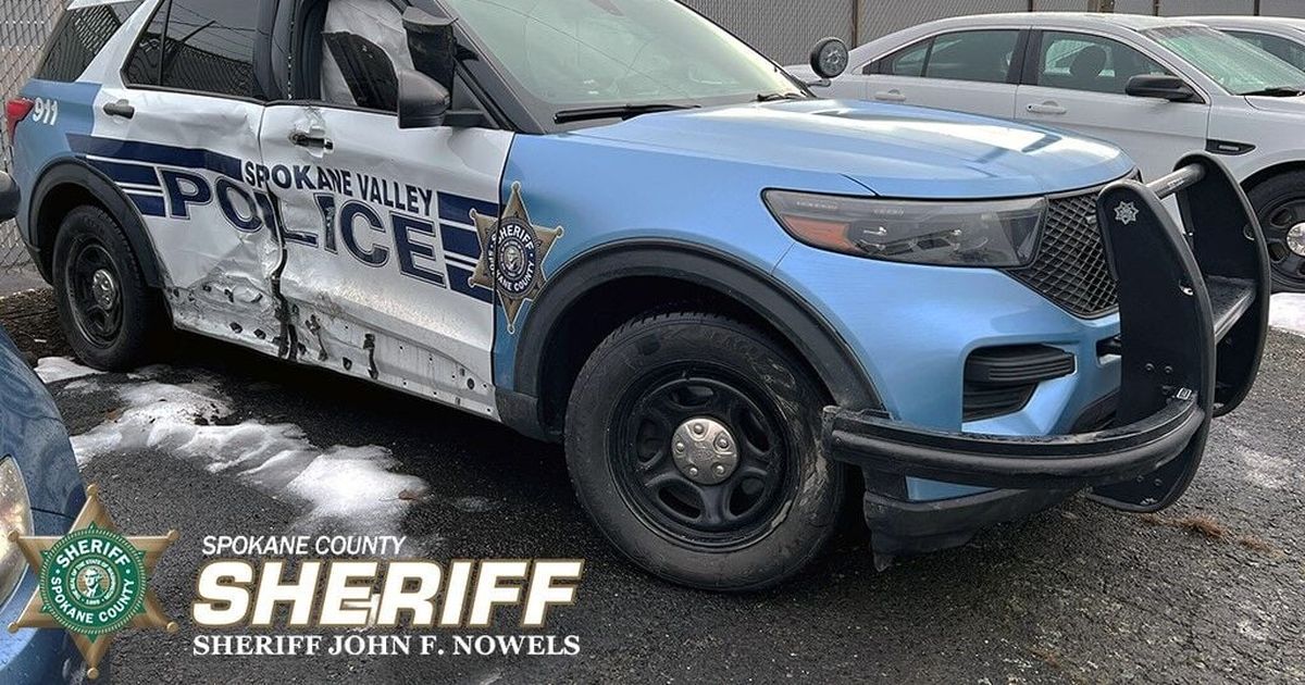Suspected Drunk Driver Slams Into Spokane Valley Police Car Injuring