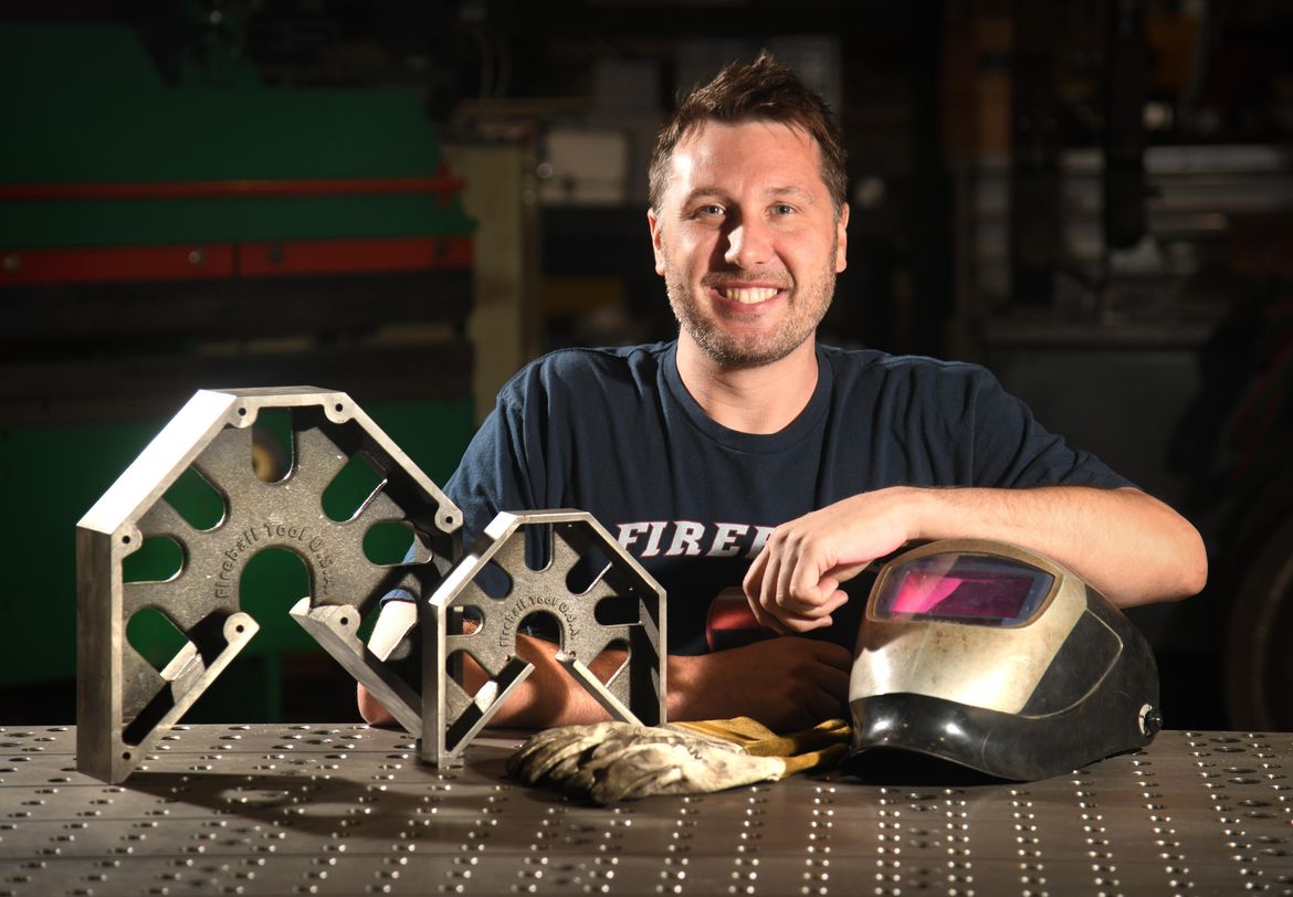 Front & Center: Welder’s invention a hot commodity