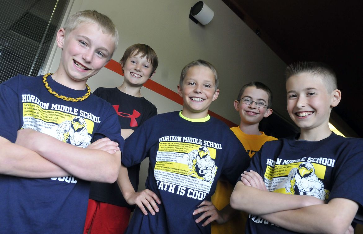 Horizon students win state math prize