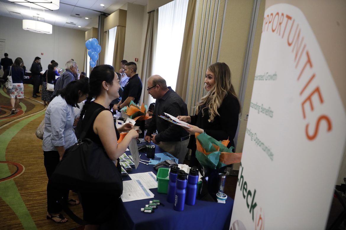 Postings of U.S. job openings hit record high in July | The Spokesman ...