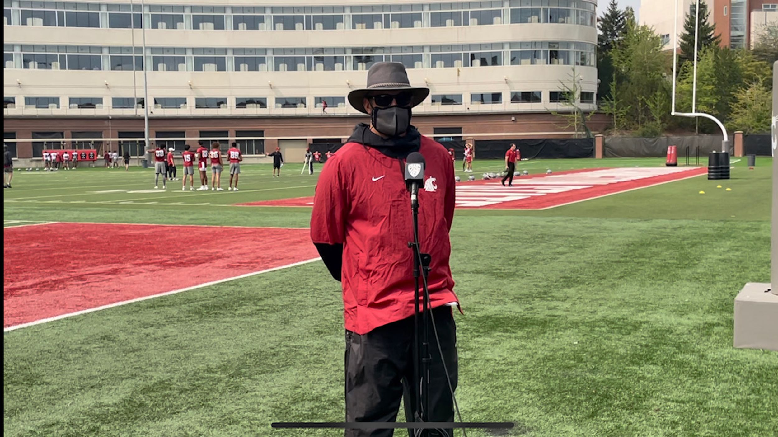 Video: Washington State coach Nick Rolovich post practice Aug. 6