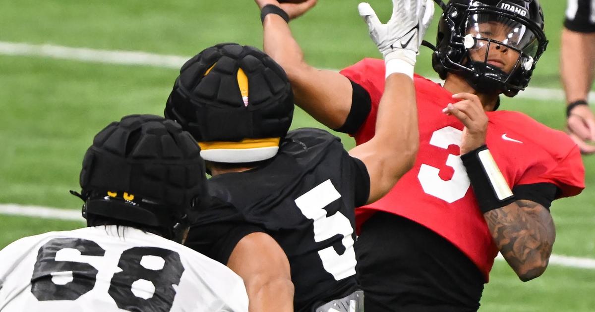 What coach Thomas Ford Jr. learned following Idaho's first scrimmage