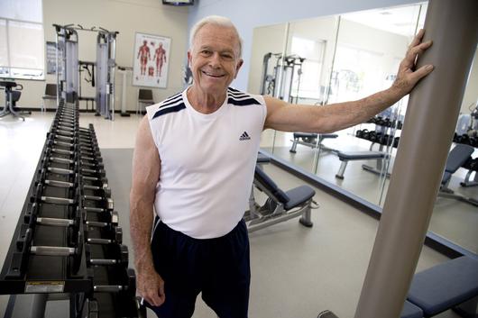 At 80, bodybuilder keeps on pressing