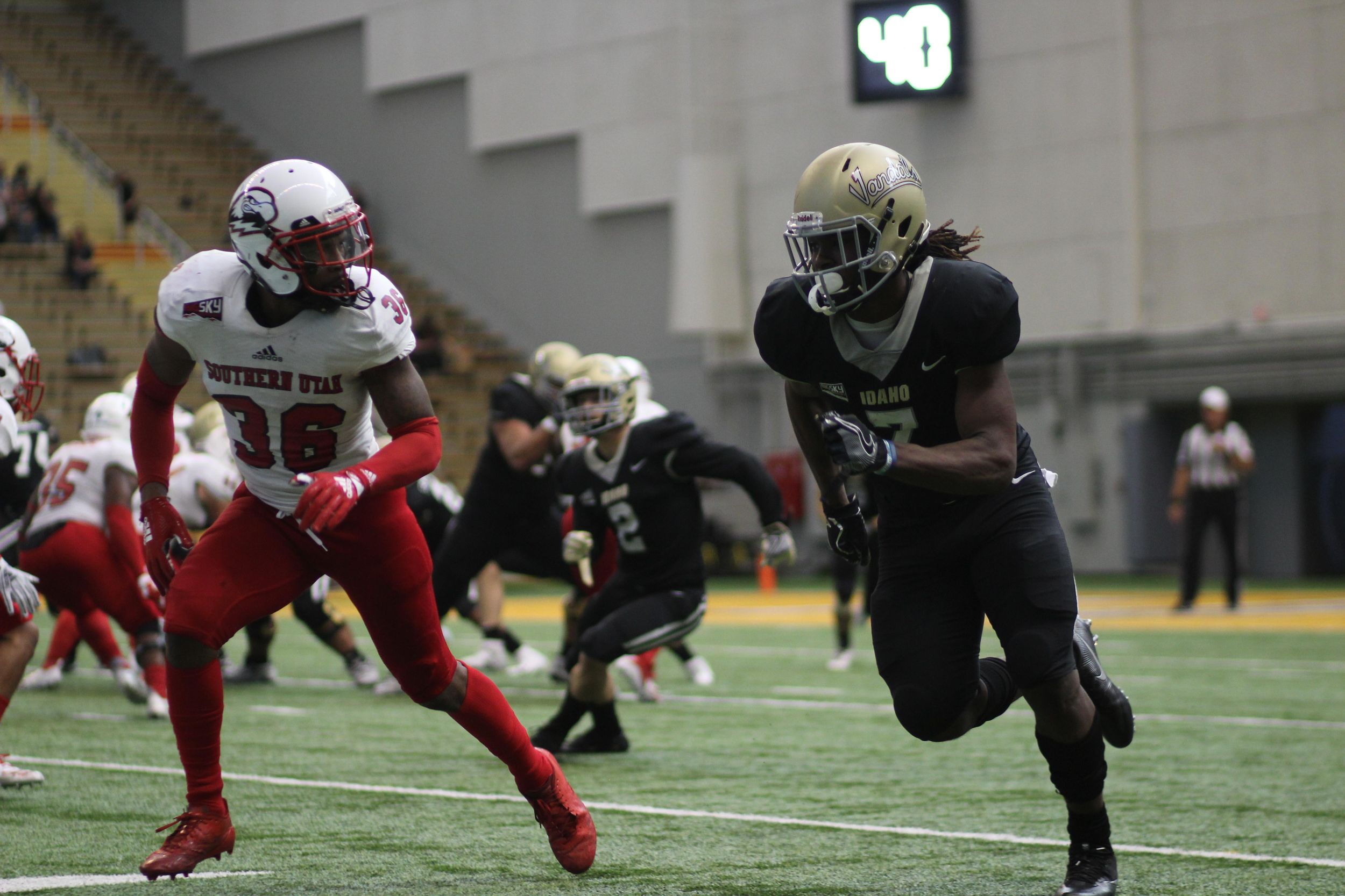 Receiver Cutrell Haywood thrills during Idaho’s spring football scrimmage