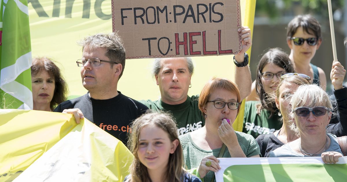 Protests, new climate pledges after Trump’s Paris pullout