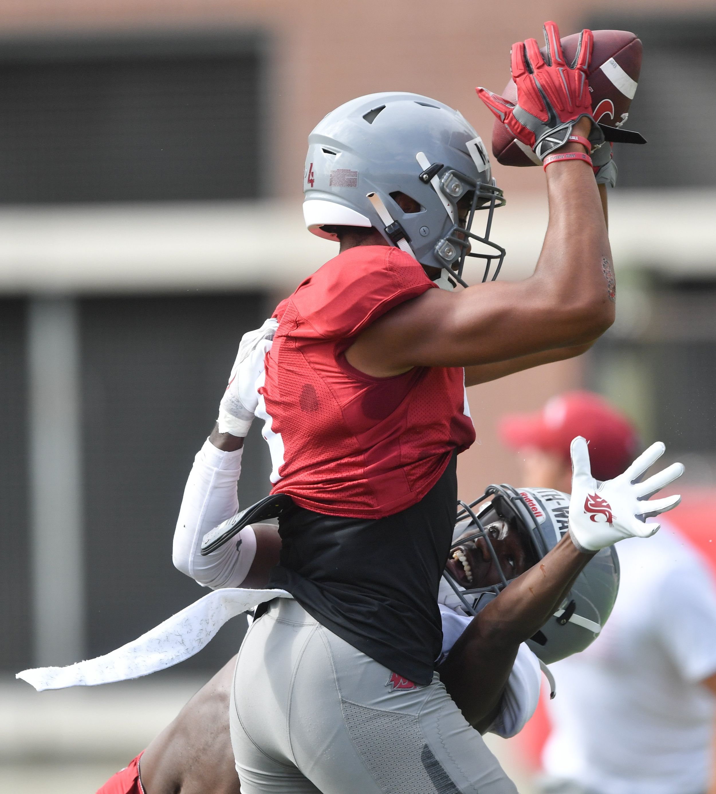 Washington State football's first fall practice in pads - Aug. 9, 2022 ...
