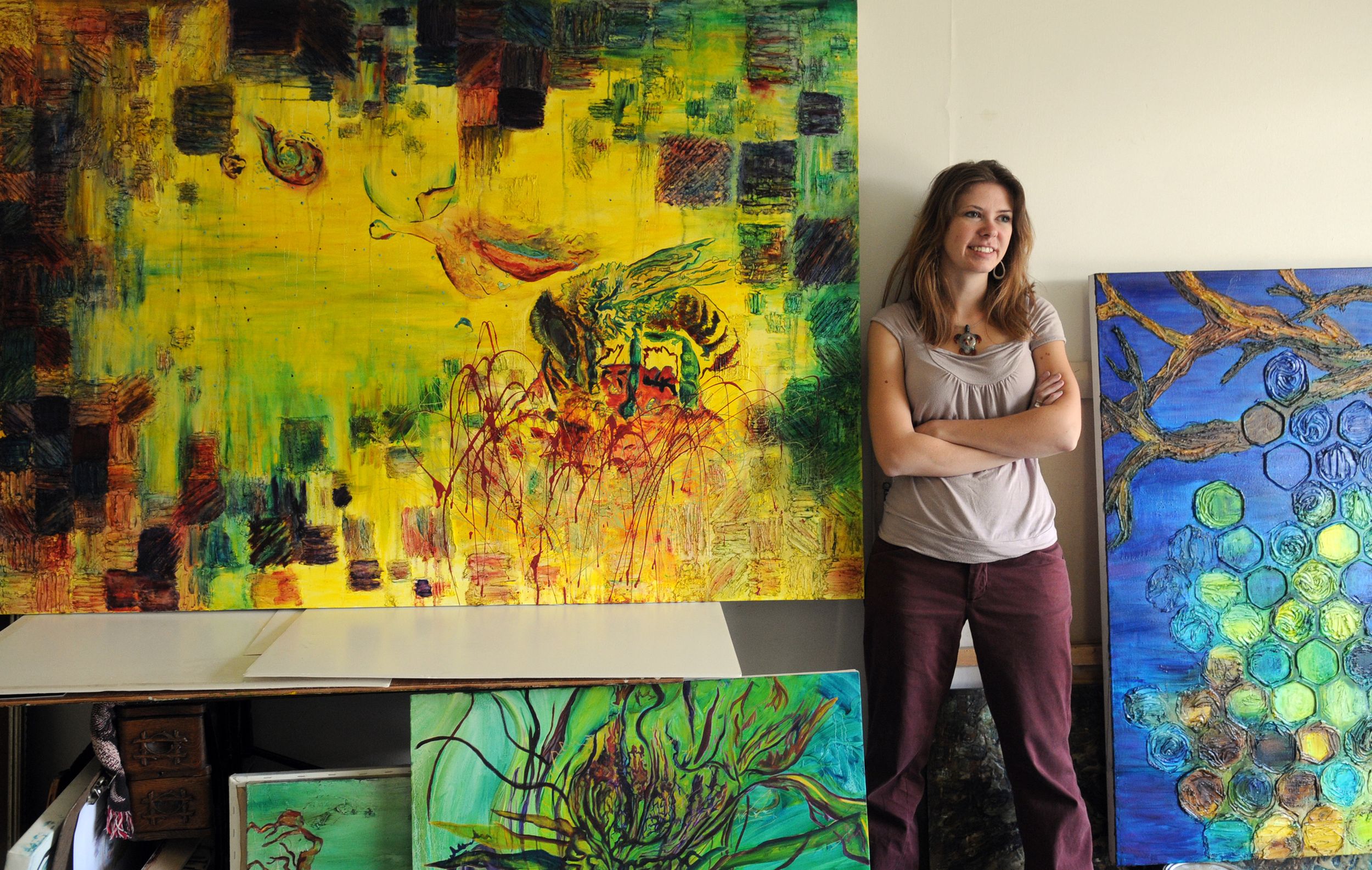 Artist’s beliefs conveyed in work
