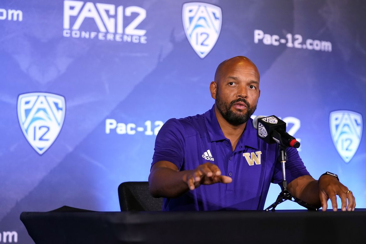 How UW football coach Jimmy Lake feels about realignment and the Pac-12 ...