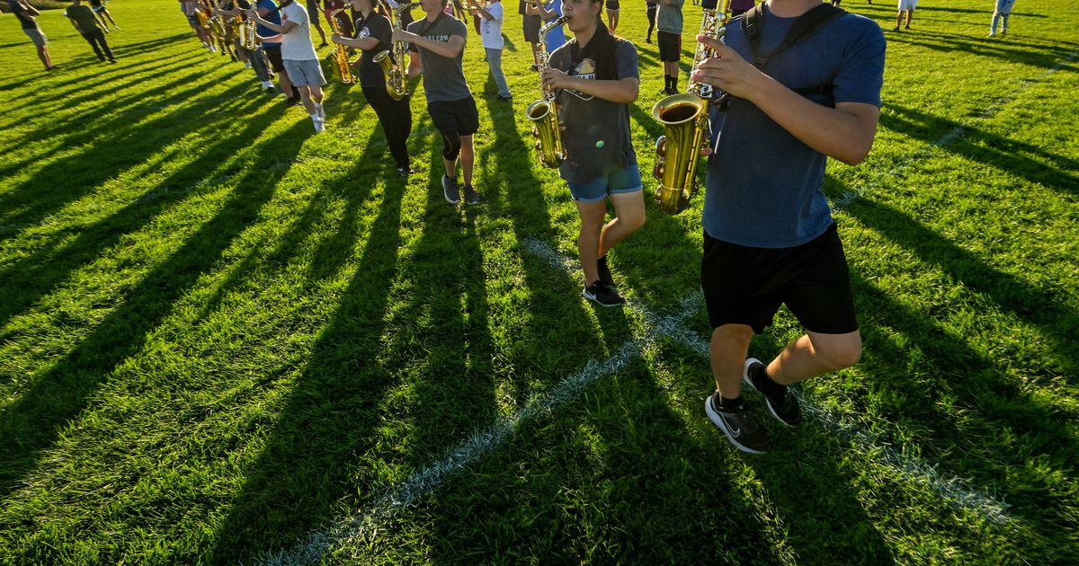 Mt. Spokane marching band and color guard show this year is a metaphor ...