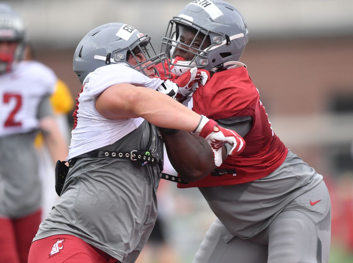 Washington State football's first fall practice in pads - Aug. 9, 2022 ...