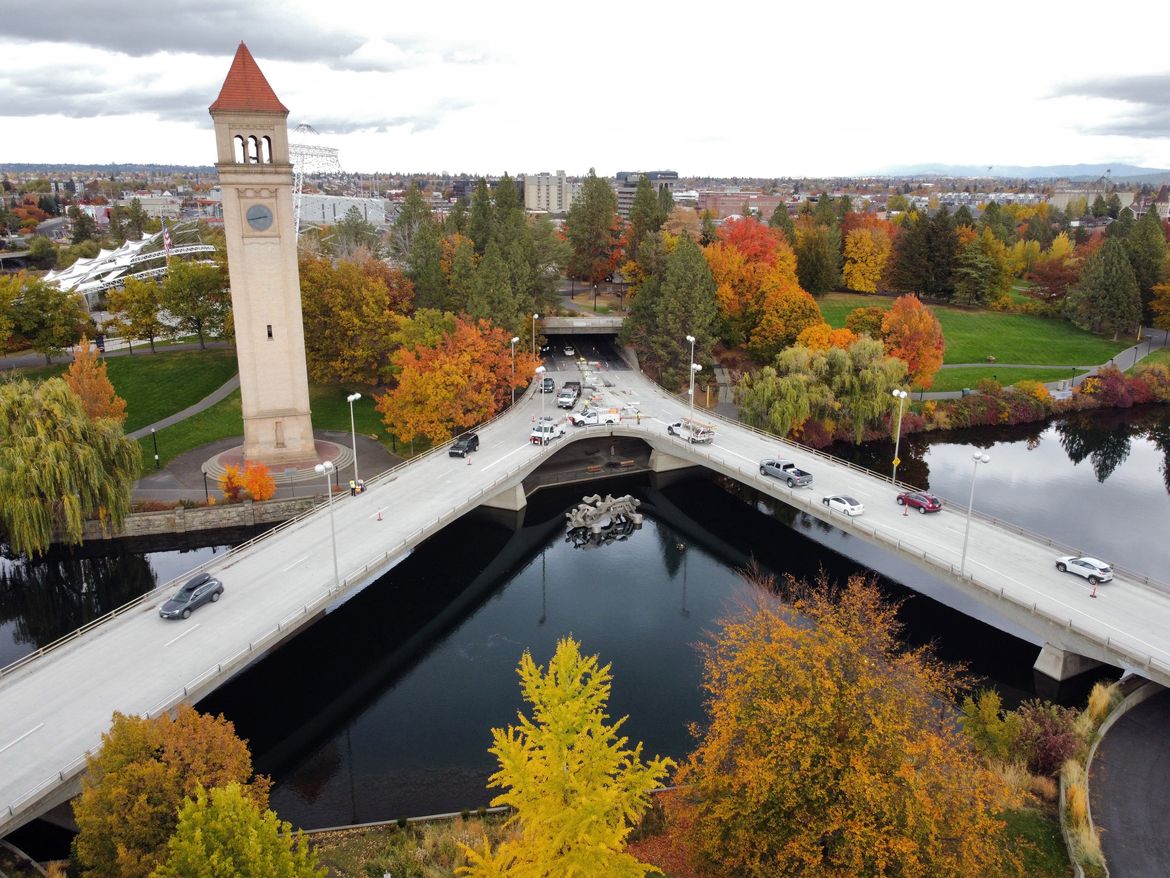 Washington Street bridge reopens in downtown Spokane