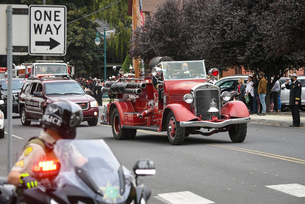 Fire crews from across the state honor Colfax Fire Chief - Sept. 10 ...