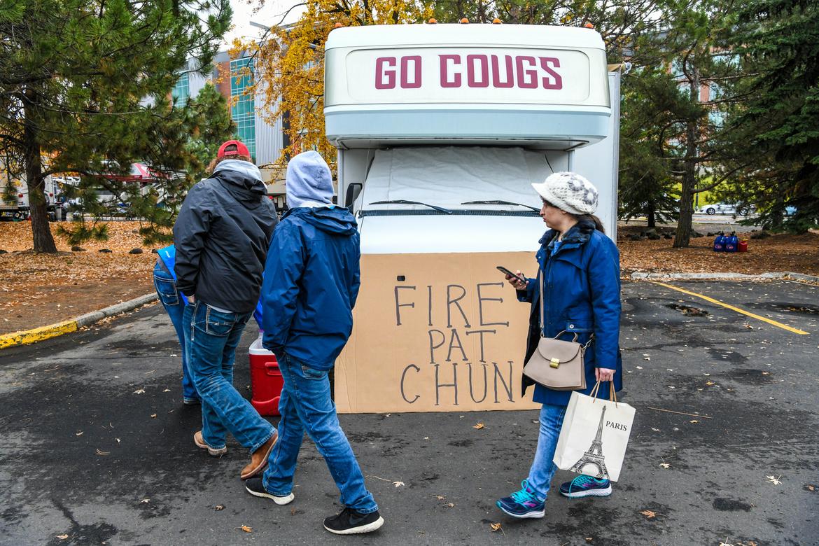 Coug fans tailgate before WSU game - Oct. 23, 2021 | The Spokesman-Review