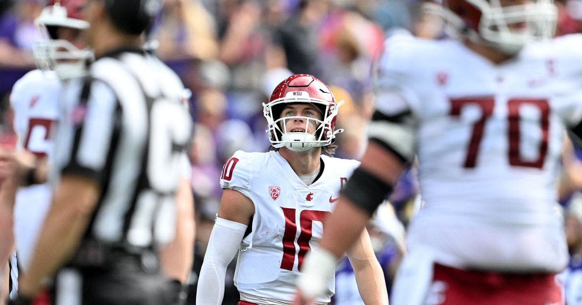 WSU’s John Mateer ‘a warrior’ for Cougars in Apple Cup win over UW