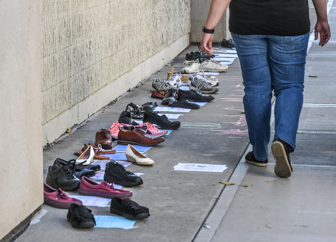 Shoes for freedom - Sept. 24, 2021 | The Spokesman-Review