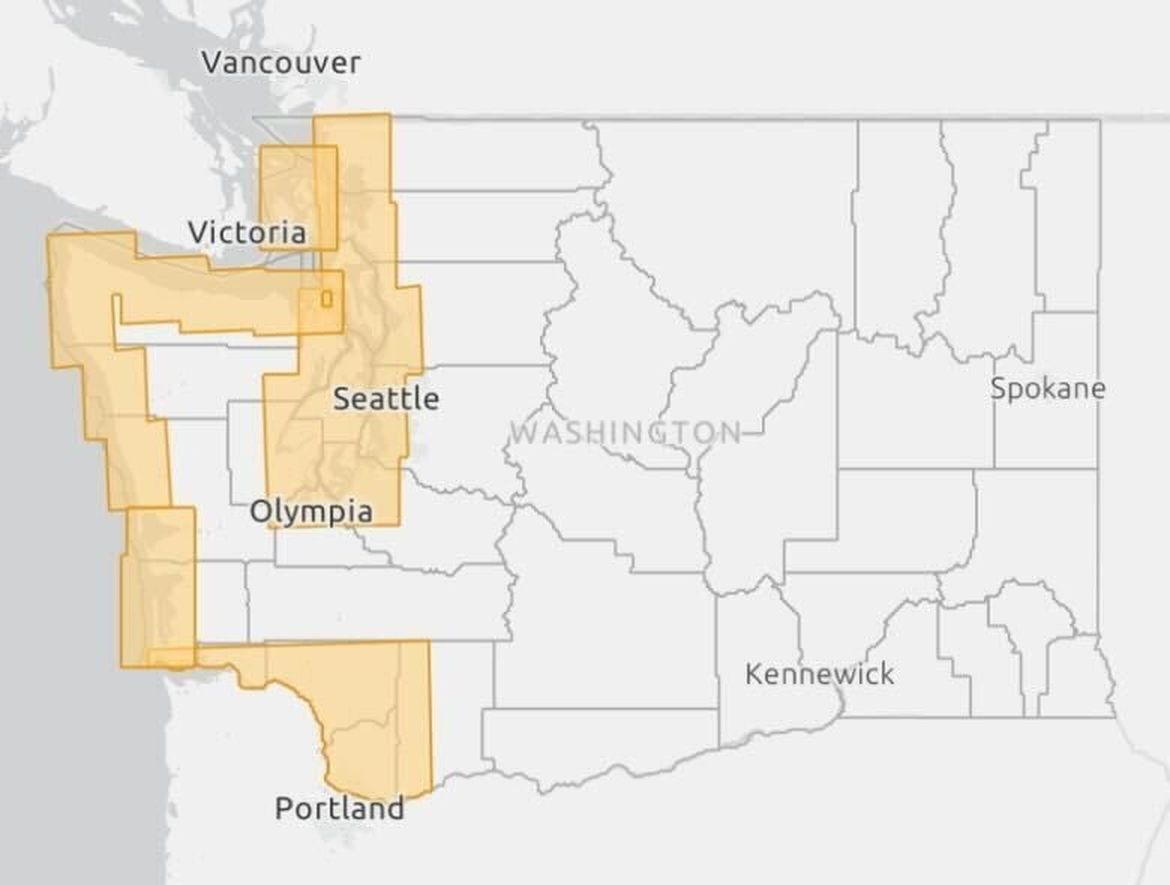 New Washington tsunami maps show evacuation routes, time it would take ...