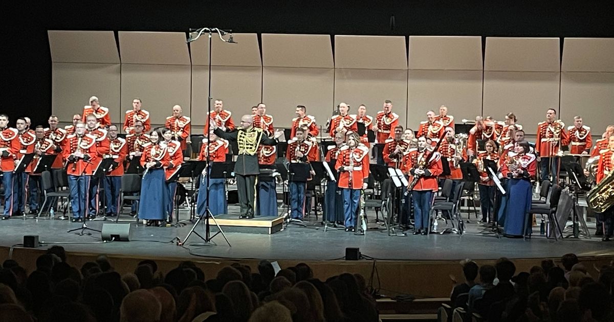 Storied United States Marine Band, which visited Spokane in 1892 with ...