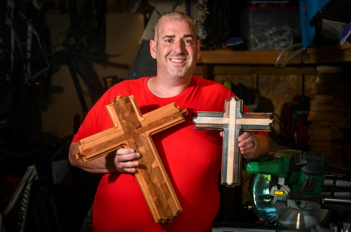 Scott Hendricks' wooden crosses - July 7, 2021 | The Spokesman-Review