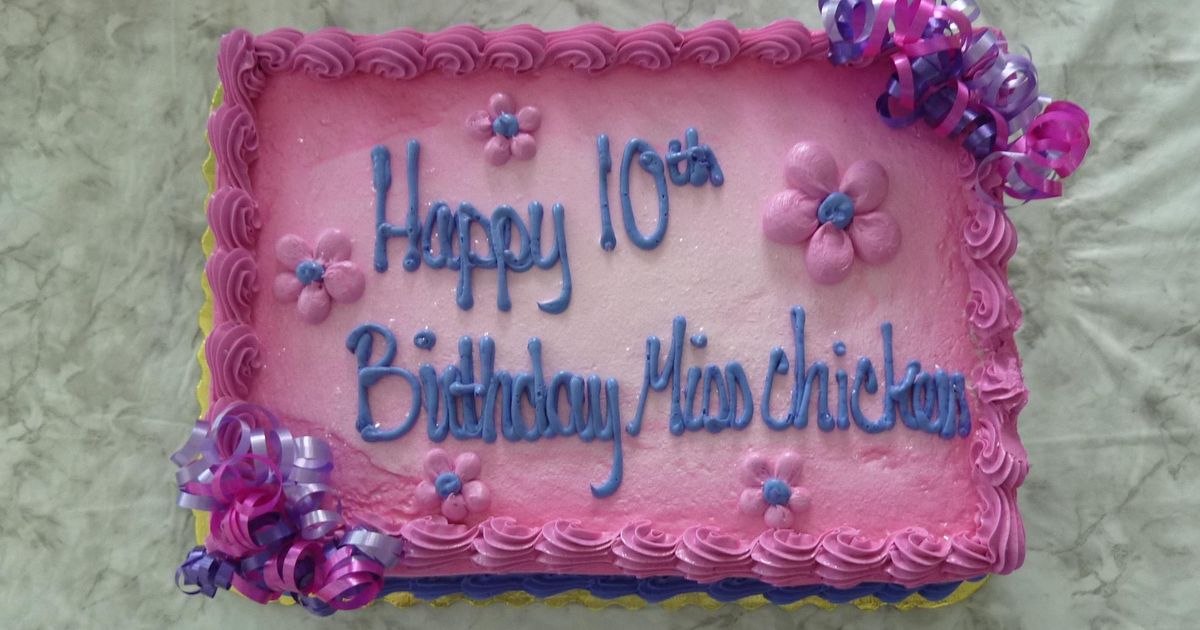 Front Porch: Happy birthday, Miss Chicken