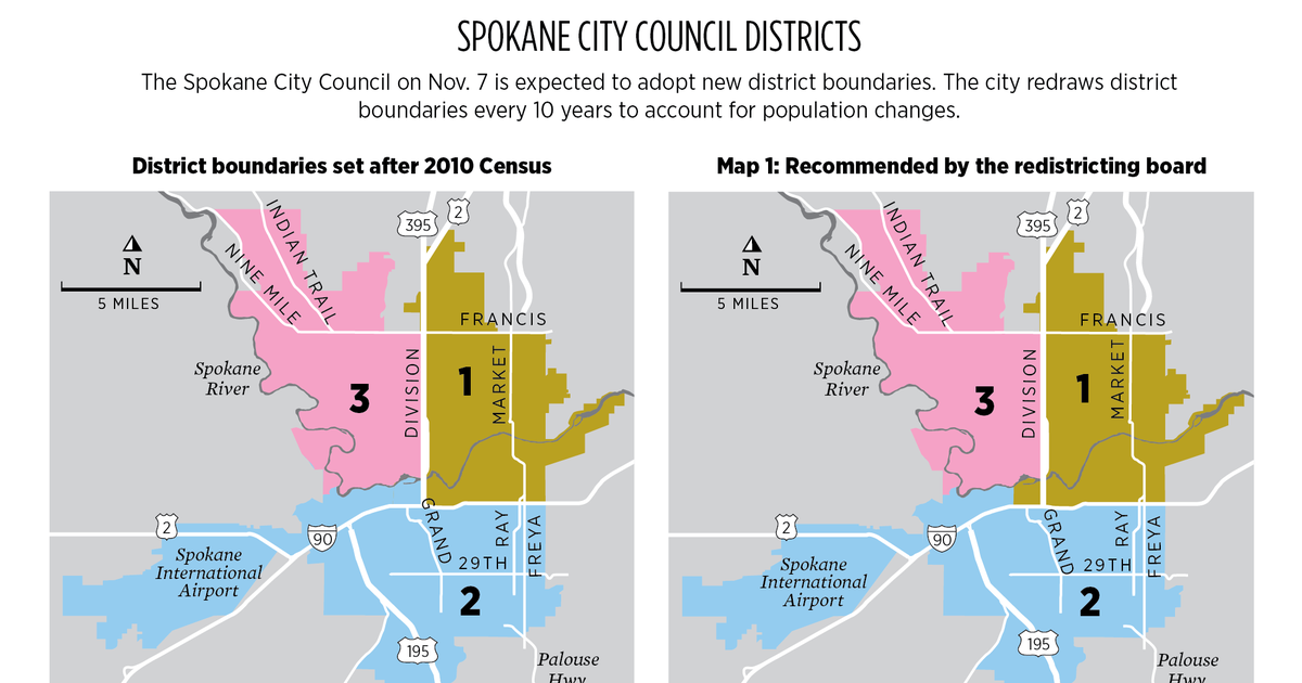 Judge rules Spokane City Council district map is legal, but questions ...