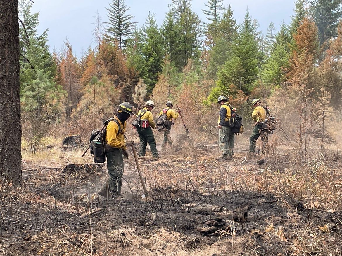 Oregon Road, Gray fires near full containment