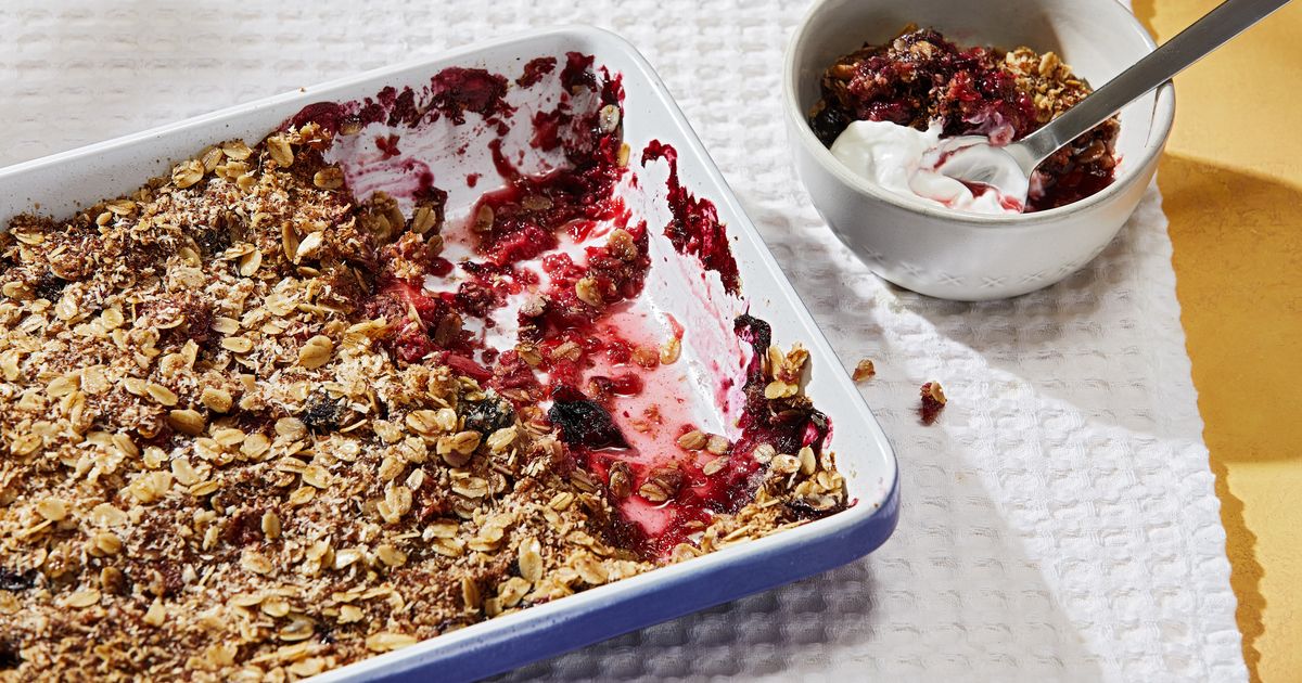 Coconut adds a tropical touch to this summer berry crisp | The ...
